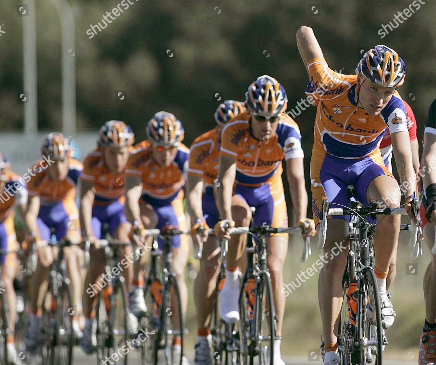 Members Dutch Team Rabobank During Third Editorial Stock Photo - Stock ...