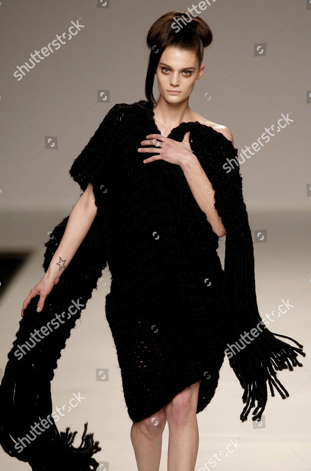 Model Takes Catwalk Wearing Proposal Juana Editorial Stock Photo ...