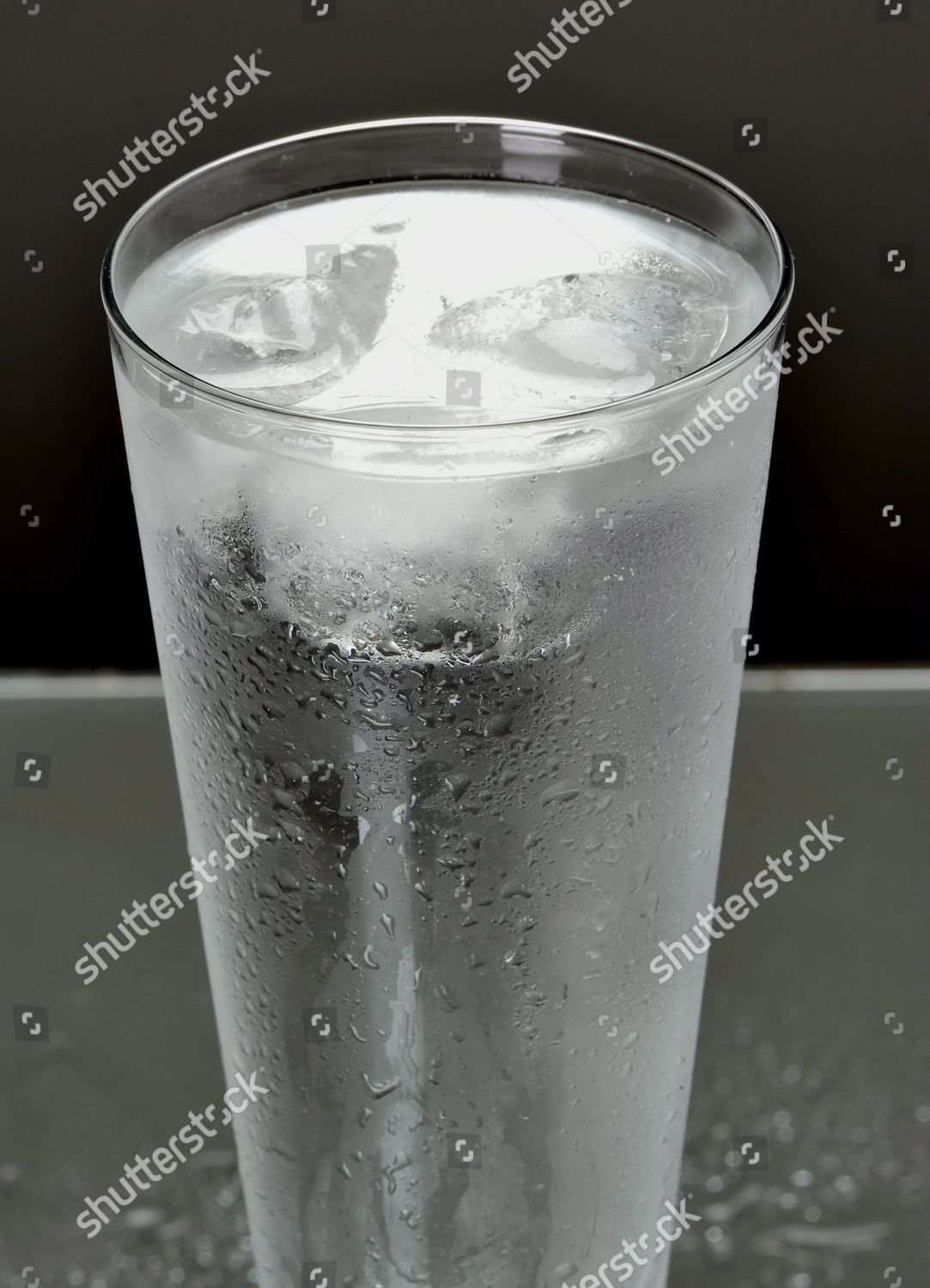 Icecold Water Frosted Glass Editorial Stock Photo - Stock Image ...