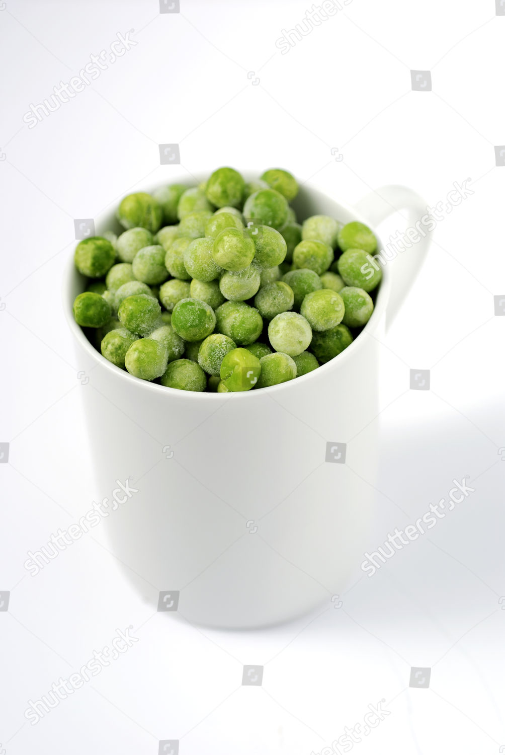 Frozen Garden Peas Cup Editorial Stock Photo - Stock Image | Shutterstock