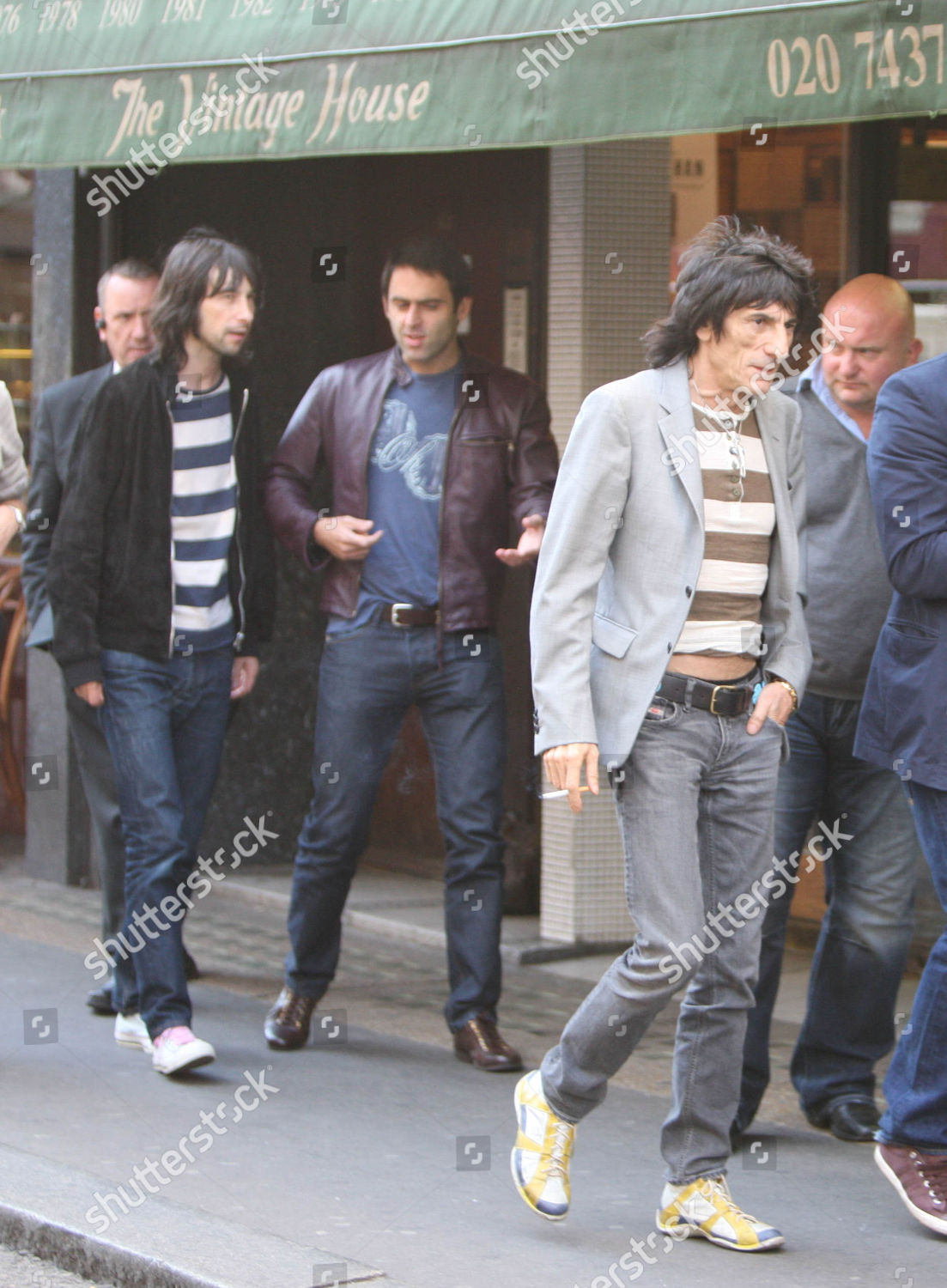 Bobby Gillespie Ronnie Osullivan Ronnie Wood Editorial Stock Photo ...