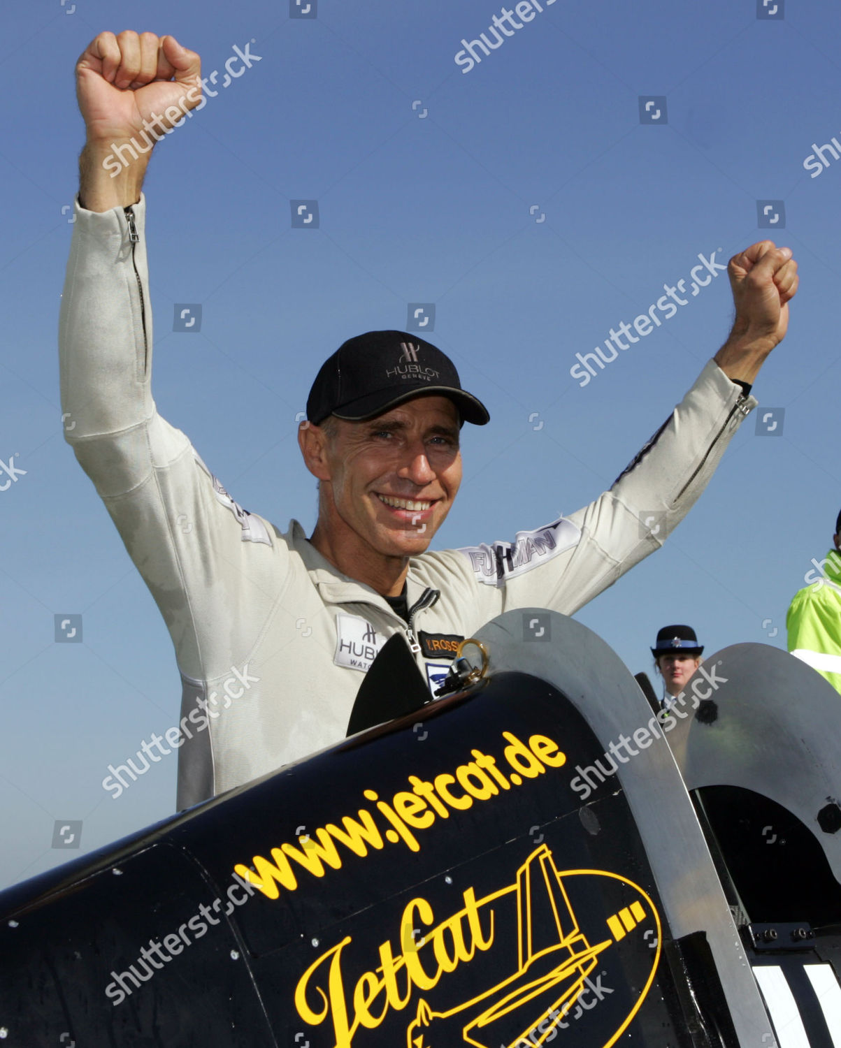 Jetman Yves Rossy After His Historic Editorial Stock Photo - Stock ...