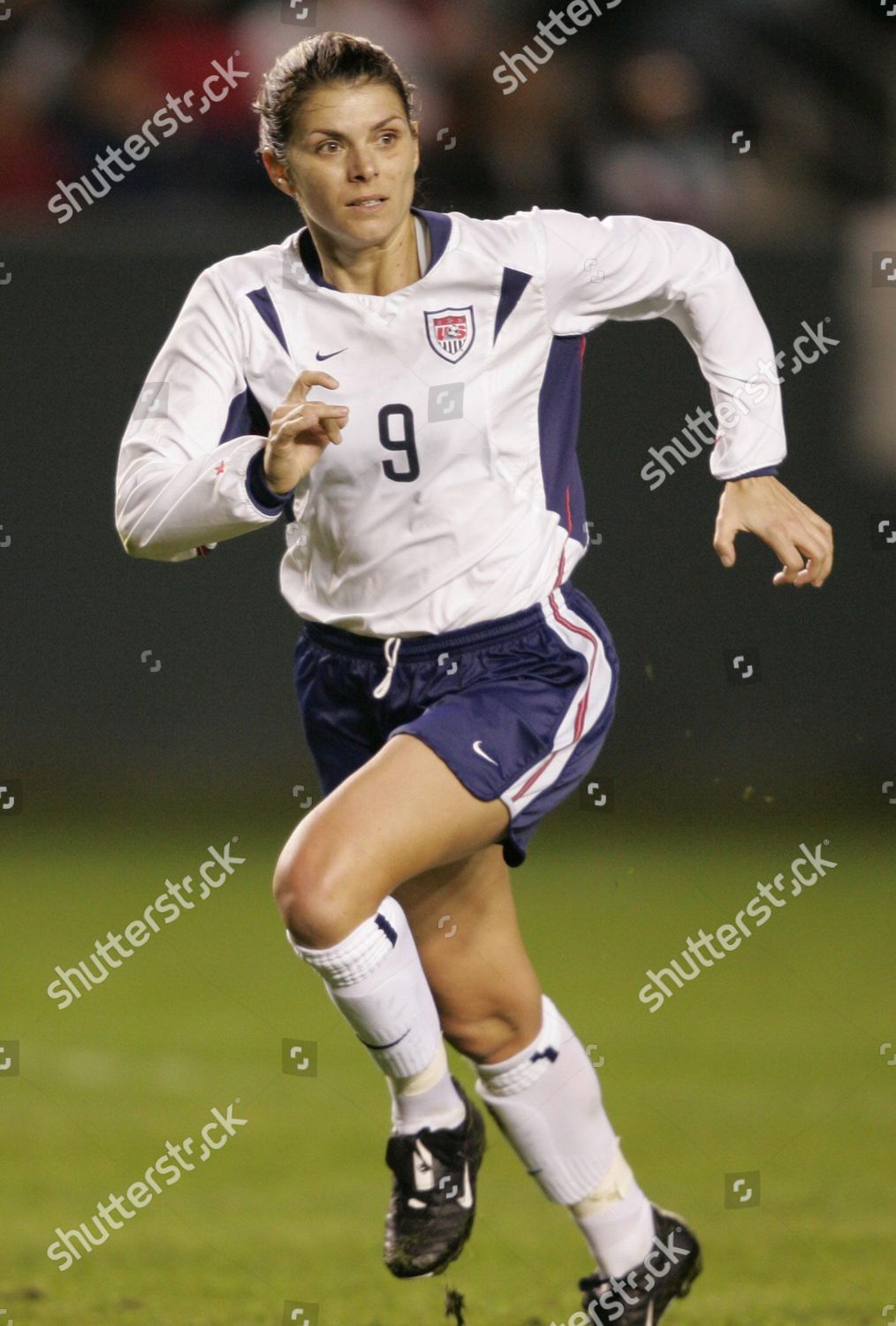 Usa Soccer Player Mia Hamm During Editorial Stock Photo - Stock Image ...