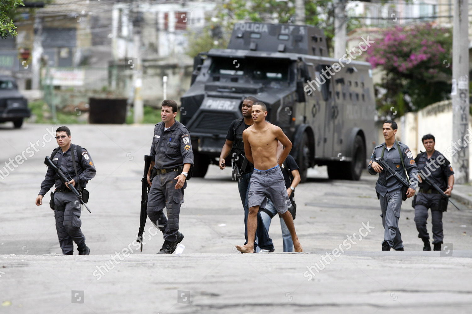 Police Officers Make Arrest During Operation Editorial Stock Photo ...