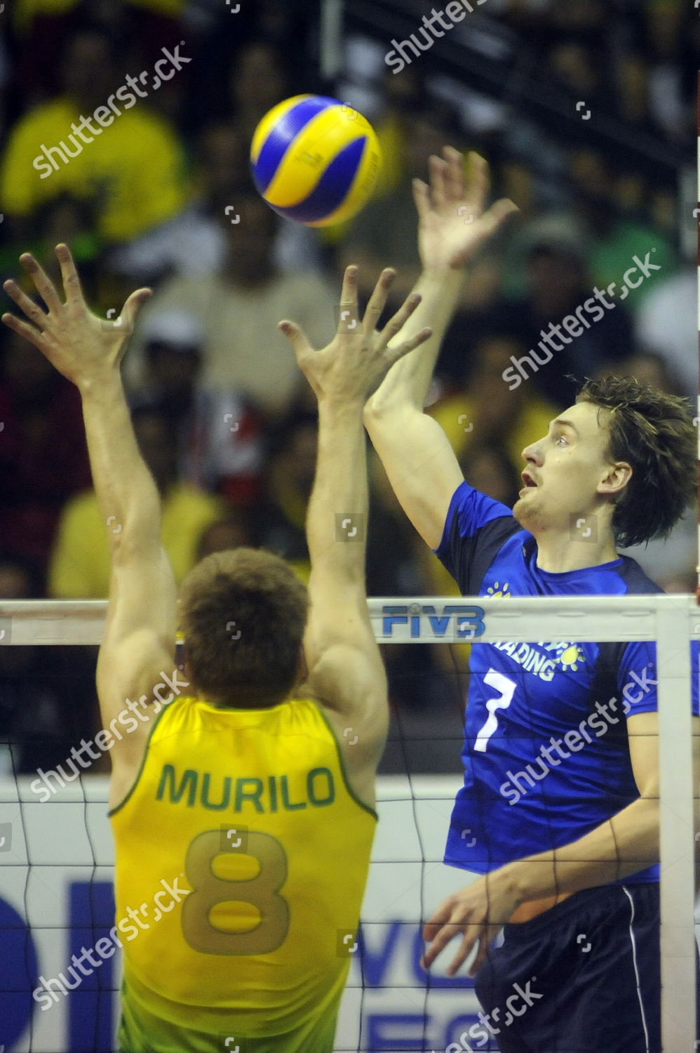 Brazils Volleyball National Selection Player Murilo Editorial Stock ...