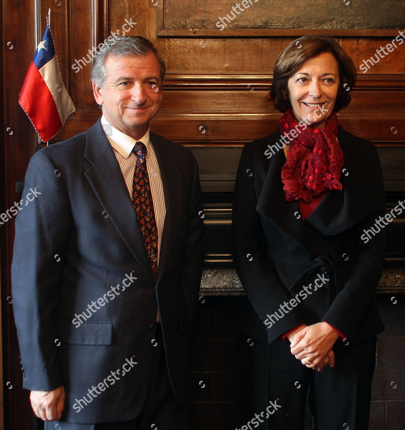 Chilean Treasury Minister Felipe Larrain L Editorial Stock Photo ...