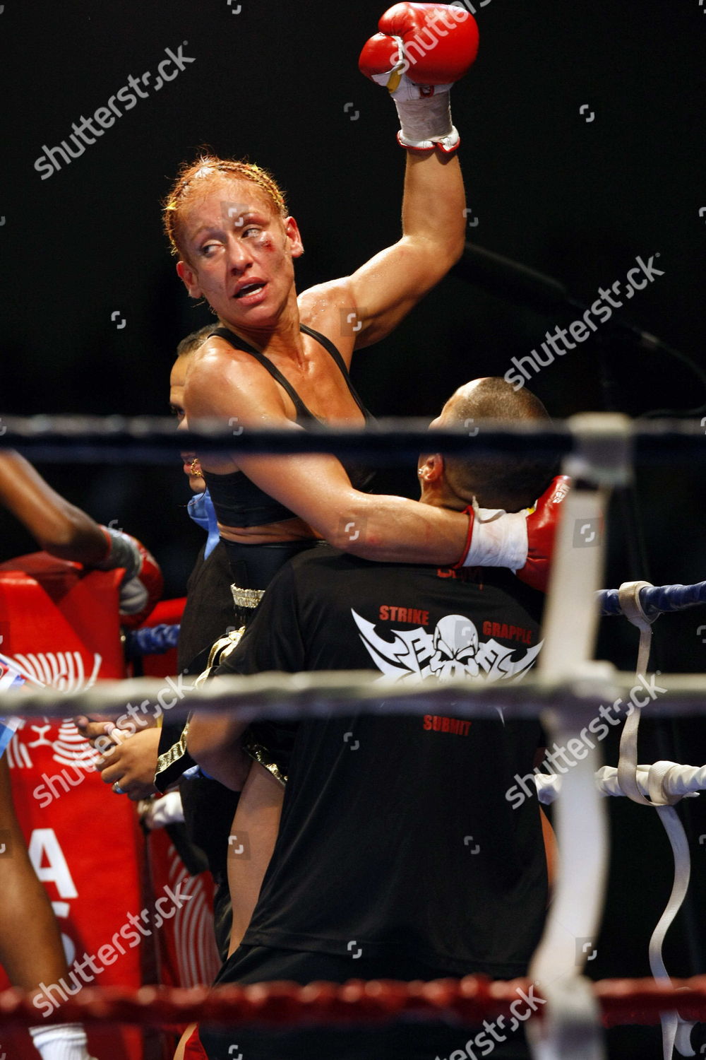 Us Boxer Stacey Reile Celebrates After Editorial Stock Photo - Stock ...