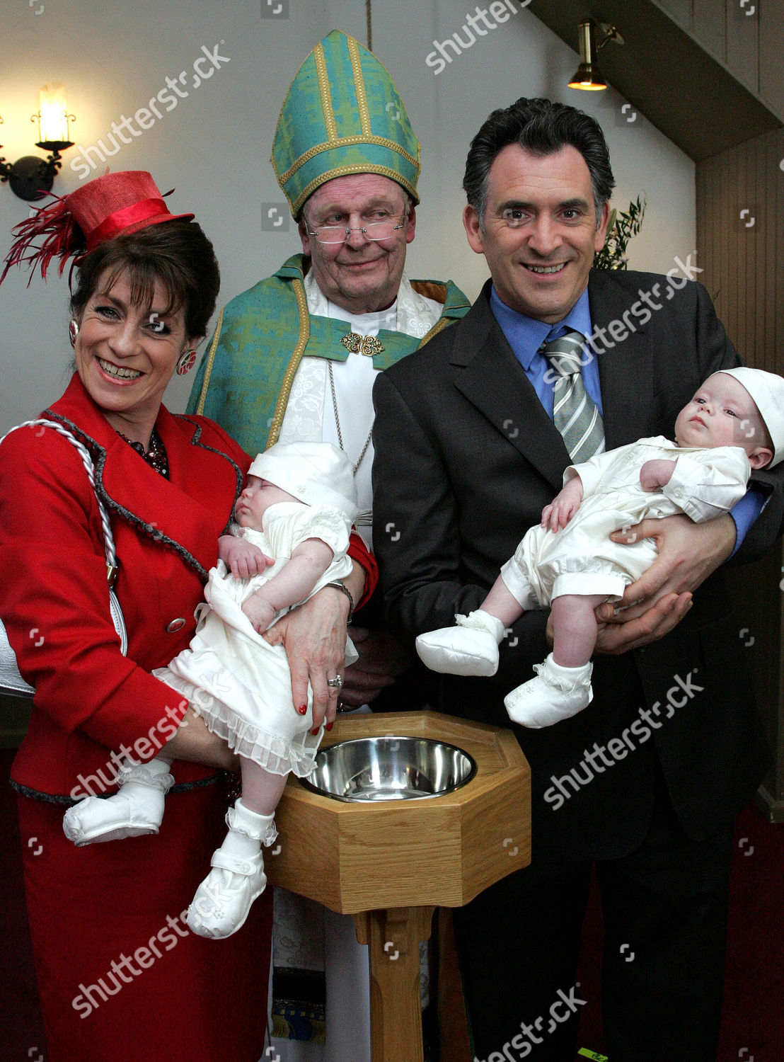 Emmerdale Christening Kathy Heath Hope Viv Editorial Stock Photo ...