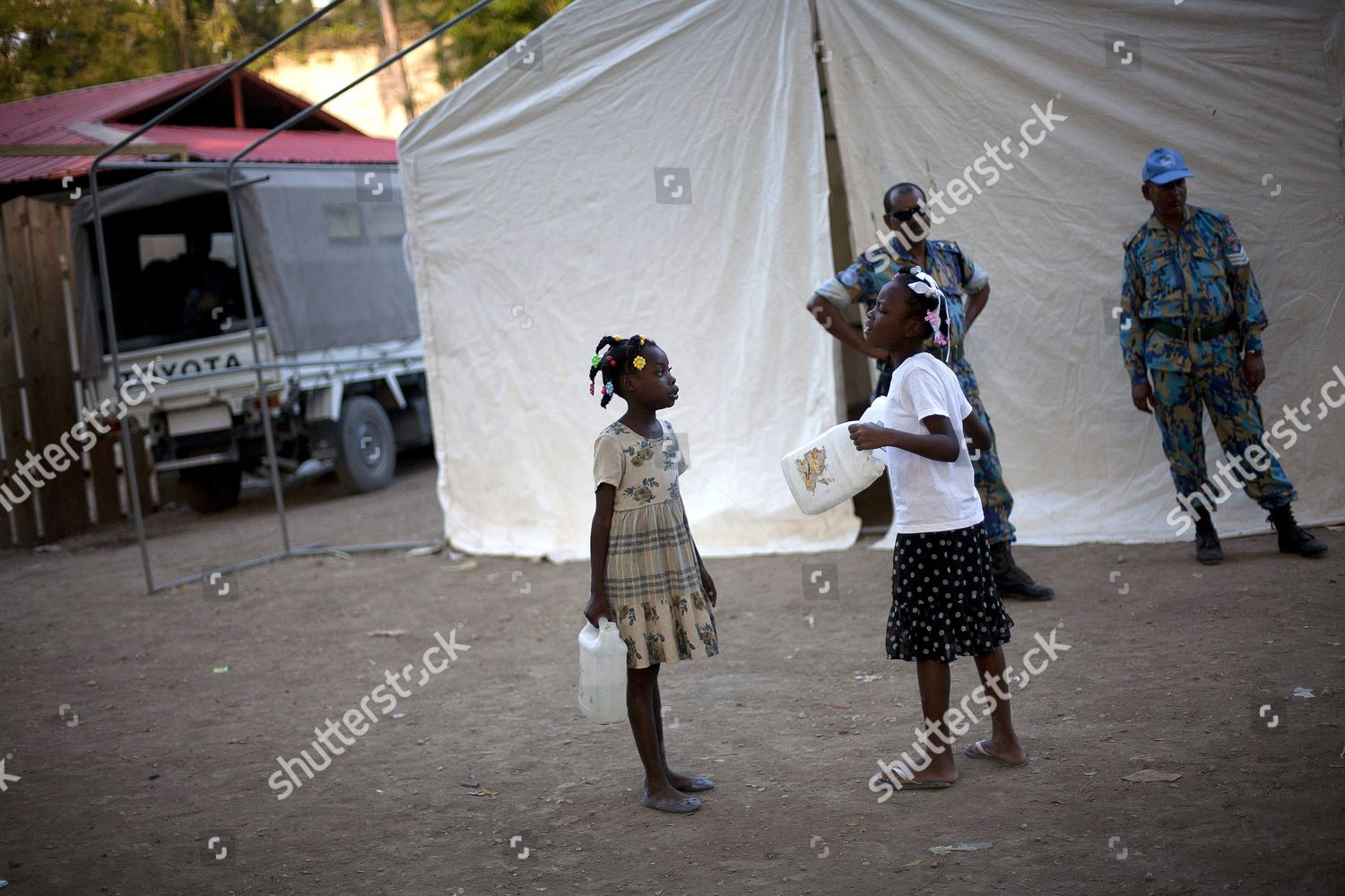 Two Police Officers Bangladesh Members Un Editorial Stock Photo - Stock ...