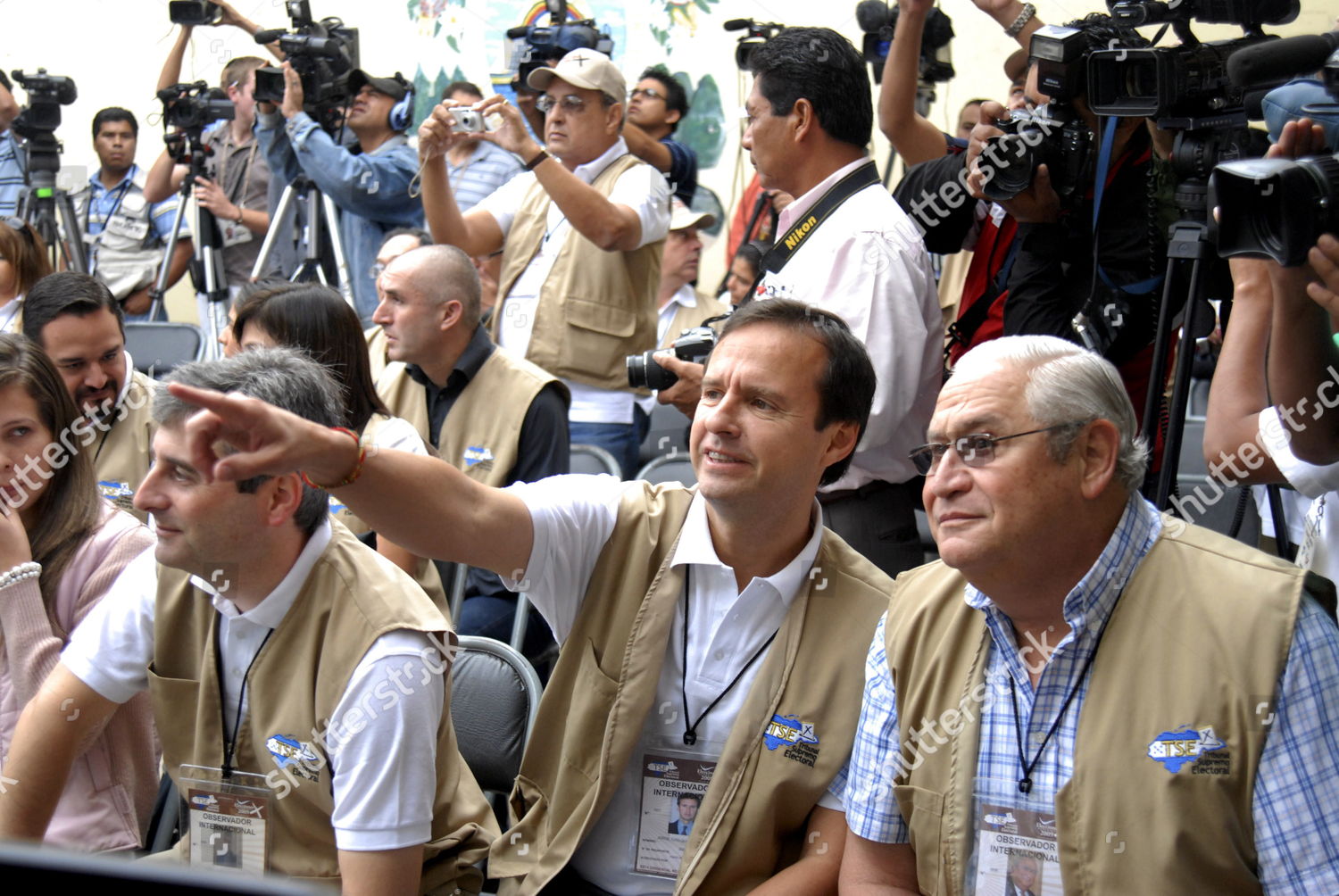 Former Salvadorian President Armando Calderon Sol Editorial Stock Photo ...