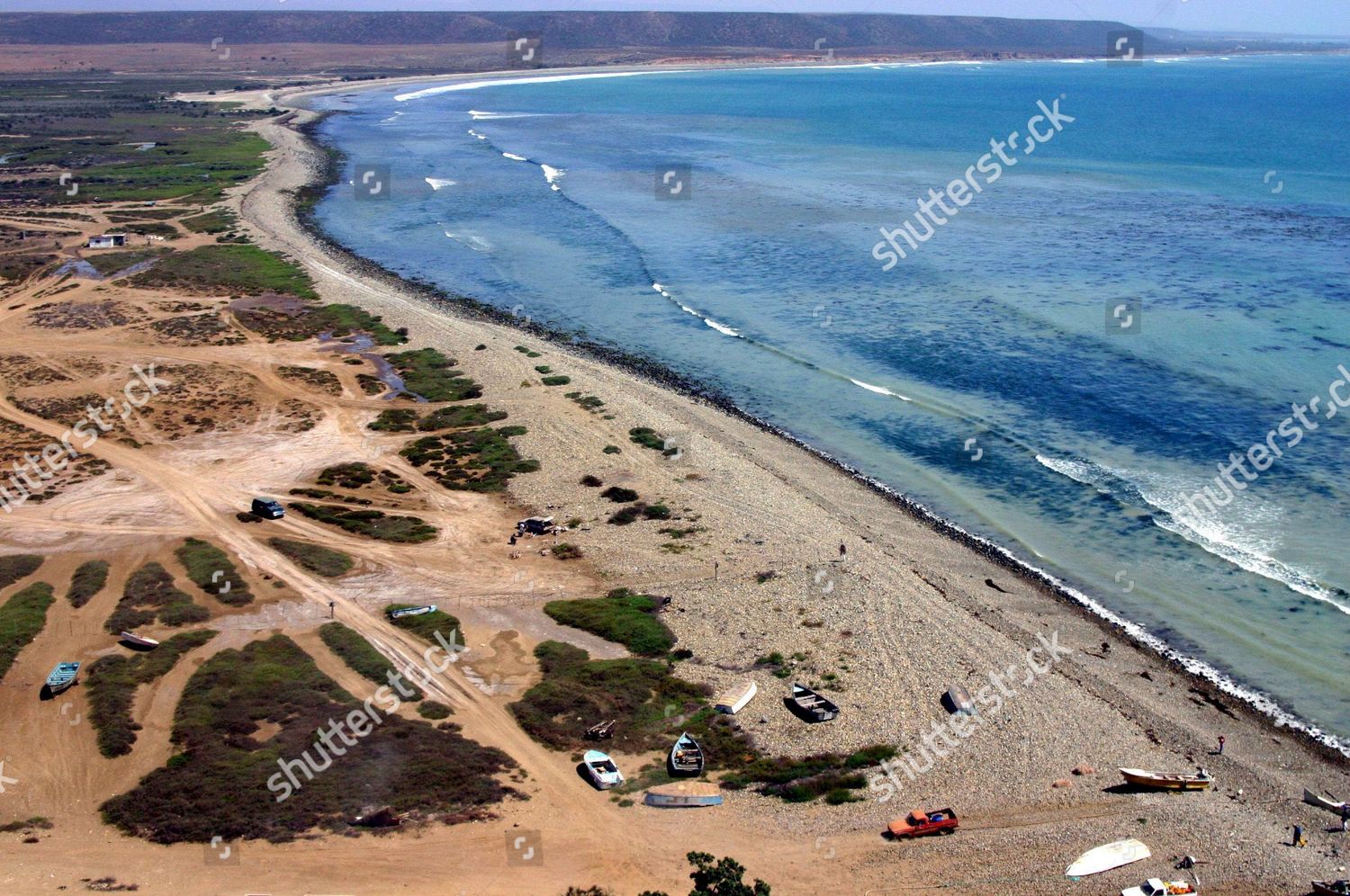Aerial View Colonet Bay Mexico North Editorial Stock Photo - Stock ...