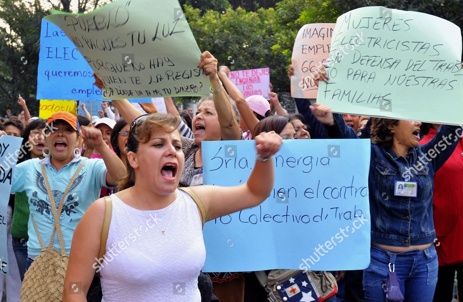 Women Former Workers Liquitated Company Luz Editorial Stock Photo ...