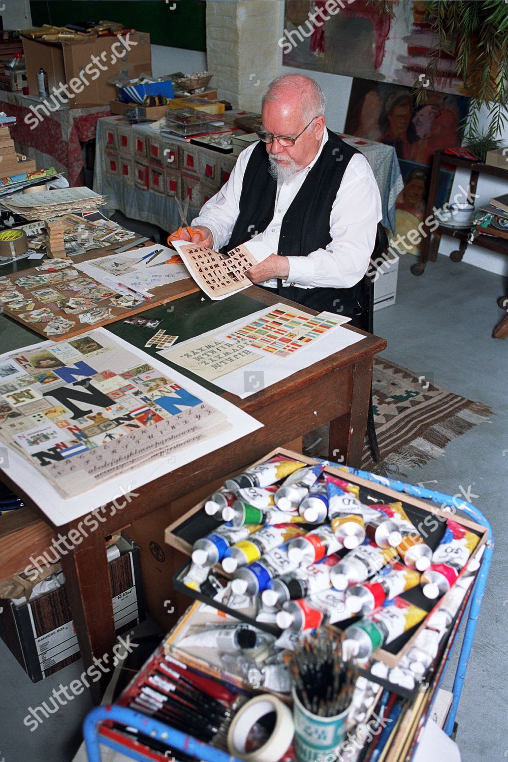 Peter Blake His Studio London Britain Editorial Stock Photo - Stock ...