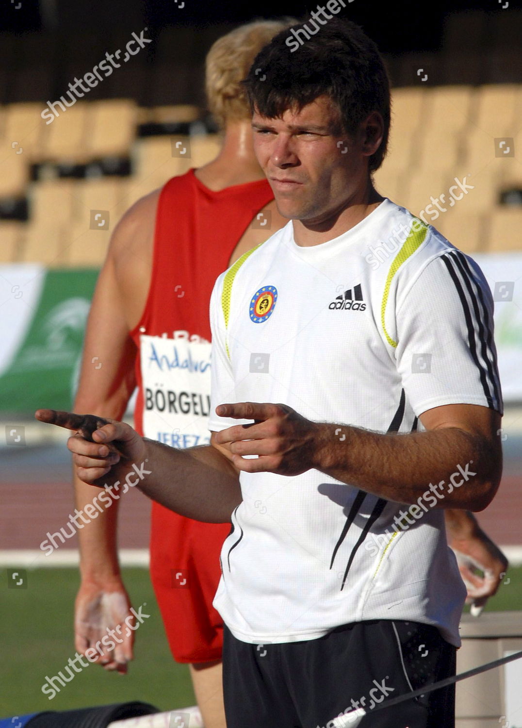 Belgian Pole Vaulter Kevin Rans Seen Editorial Stock Photo - Stock ...