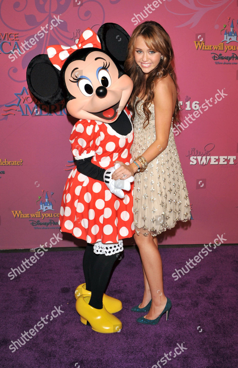 Miley Cyrus Minnie Mouse Editorial Stock Photo - Stock Image | Shutterstock