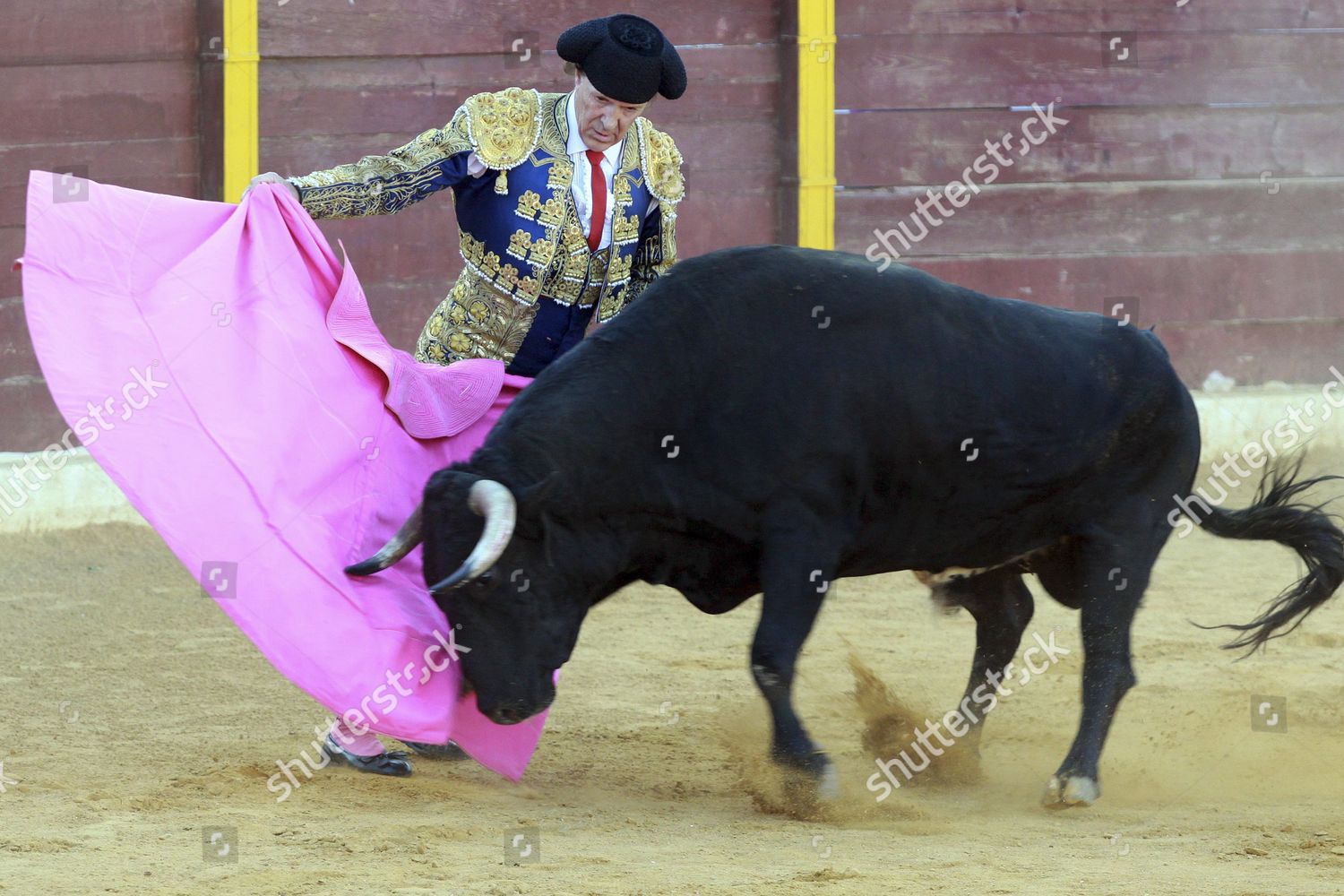English Bullfighter Frank Evans 67 Performs Editorial Stock Photo ...
