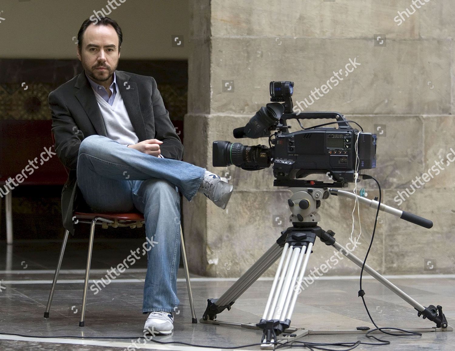 Romanian Film Maker Bobby Paunescu Poses Editorial Stock Photo - Stock ...