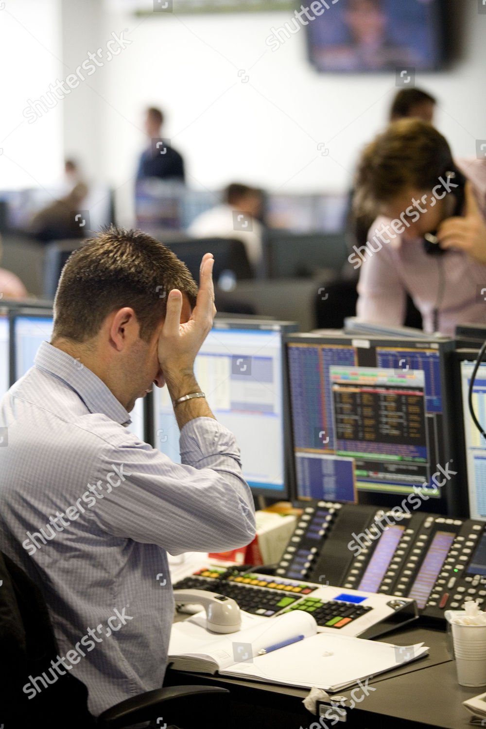 Bankers On Bgc Voice Electronic Brokerage Editorial Stock Photo - Stock ...