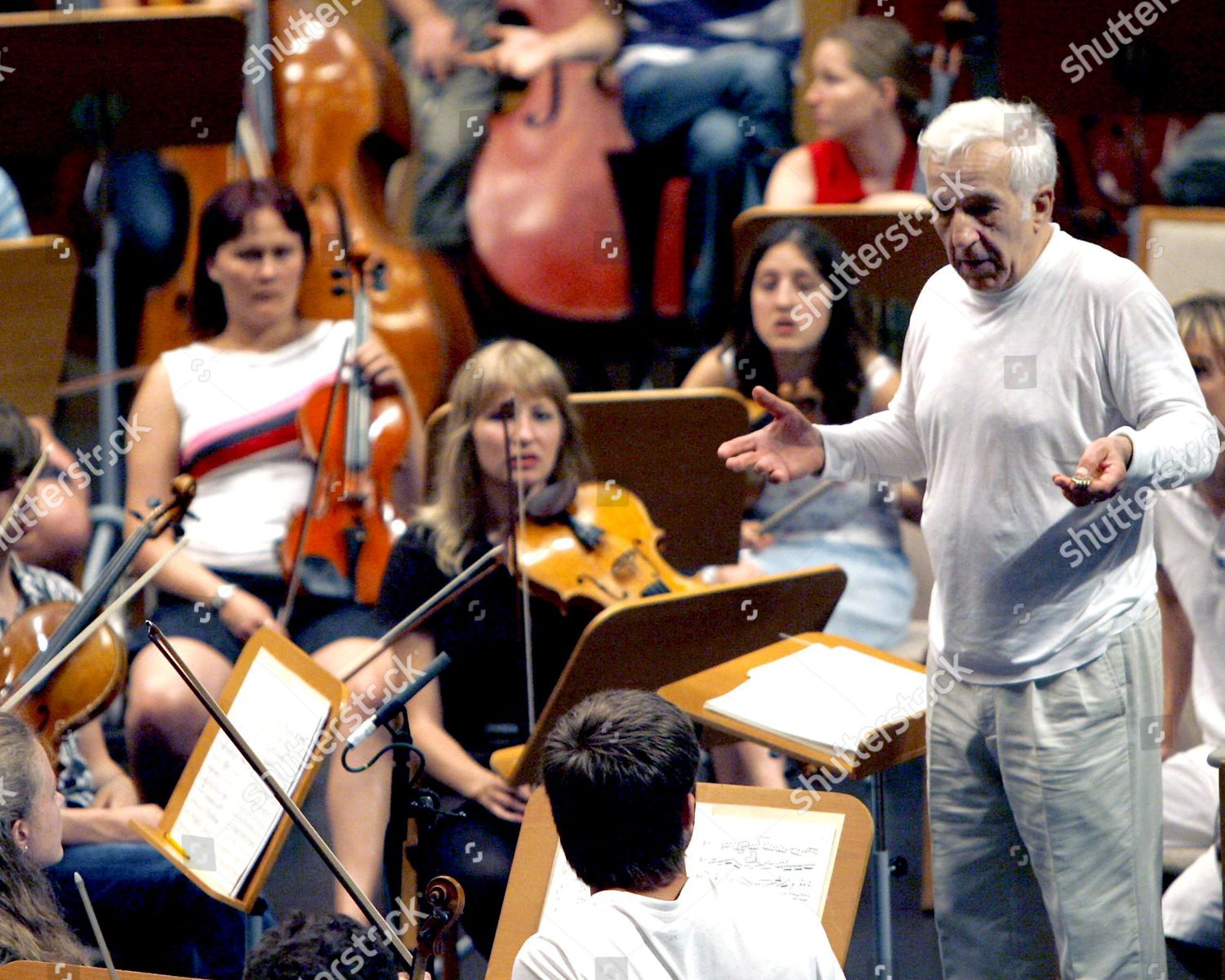 Russian Conductor Vladimir Ashkenazy Pictured During Editorial Stock ...