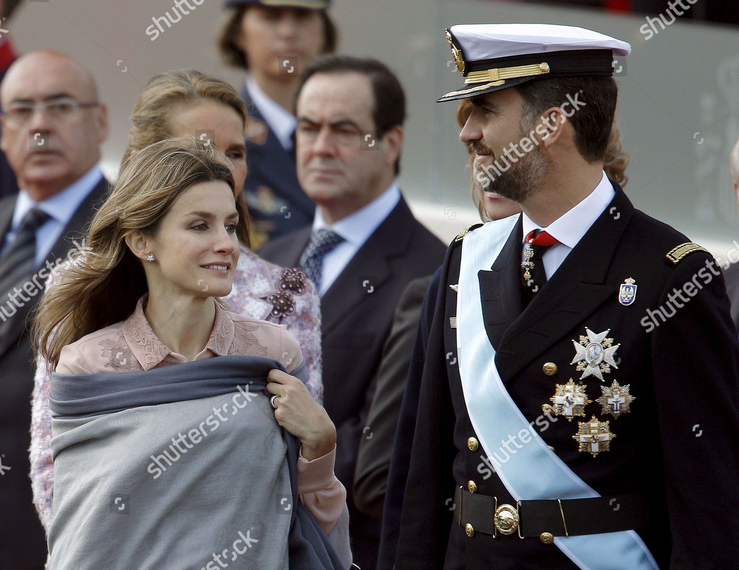 Spains Crown Prince Felipe His Wife Editorial Stock Photo - Stock Image ...