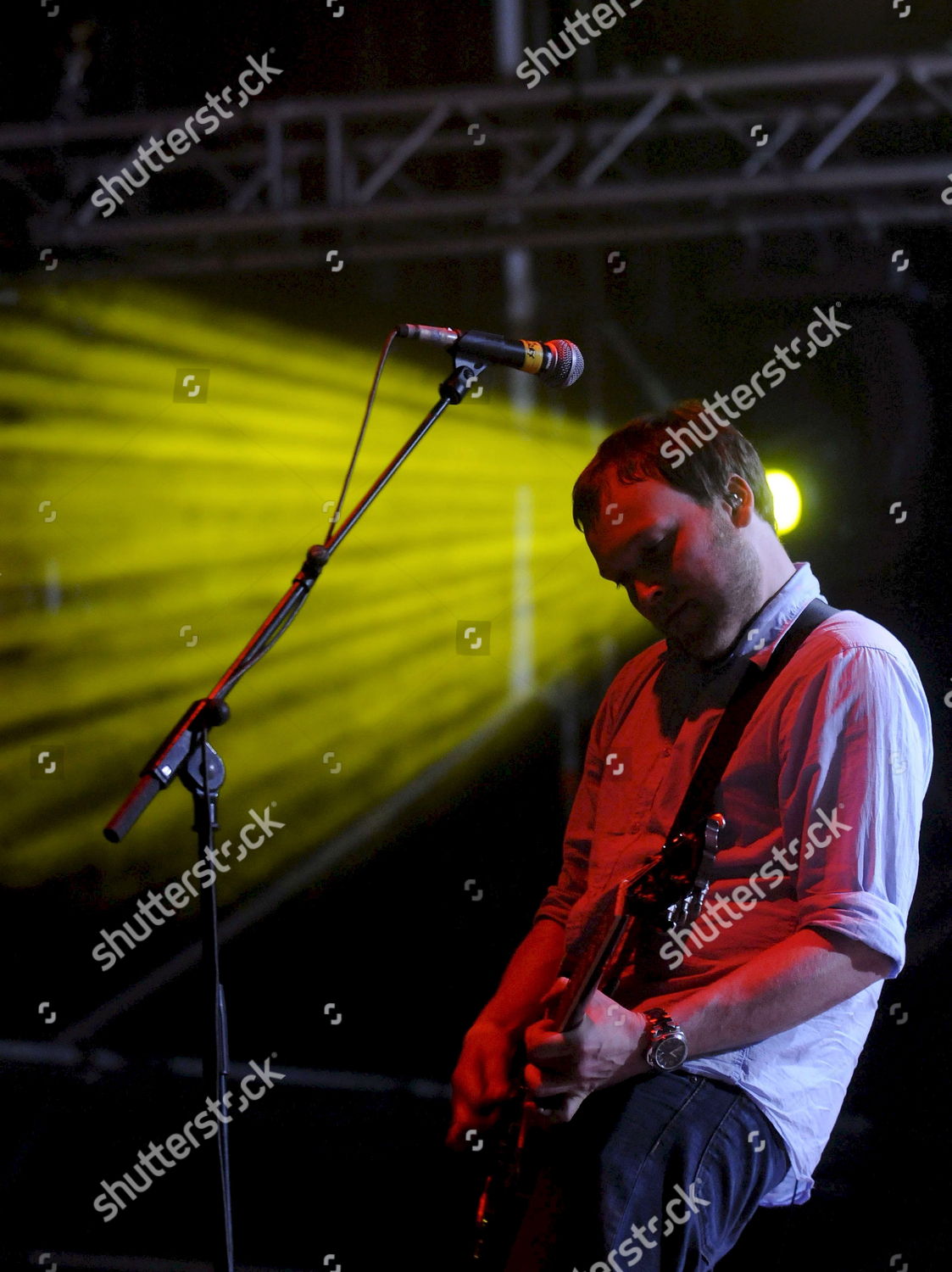 Scottish Band Mogwai Singer Guitarist Stuart Editorial Stock Photo ...