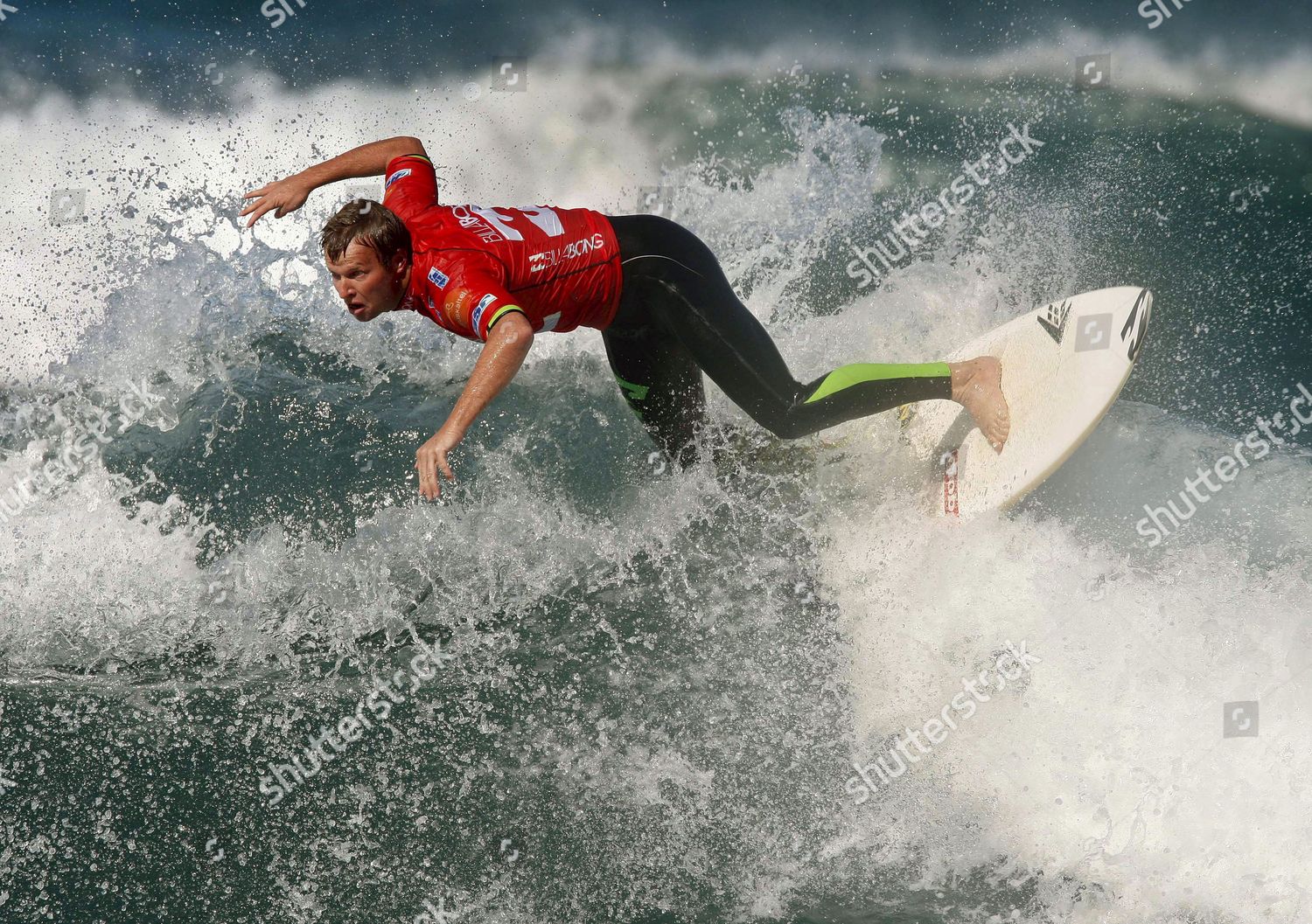 Australian Surfer Taj Burrow Rides Wave Editorial Stock Photo - Stock ...