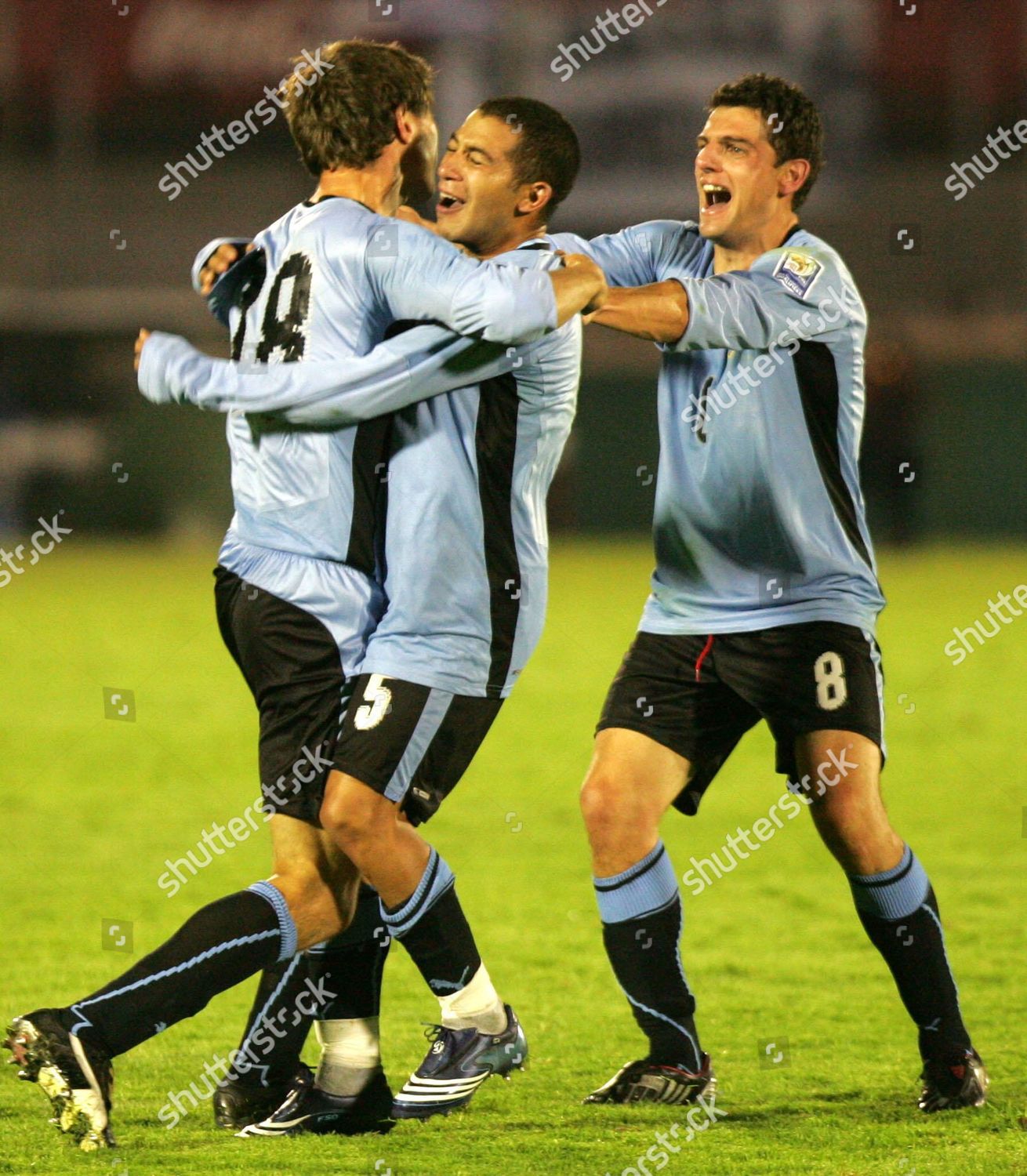 Uruguays National Soccer Team Players Sebastian Editorial Stock Photo ...