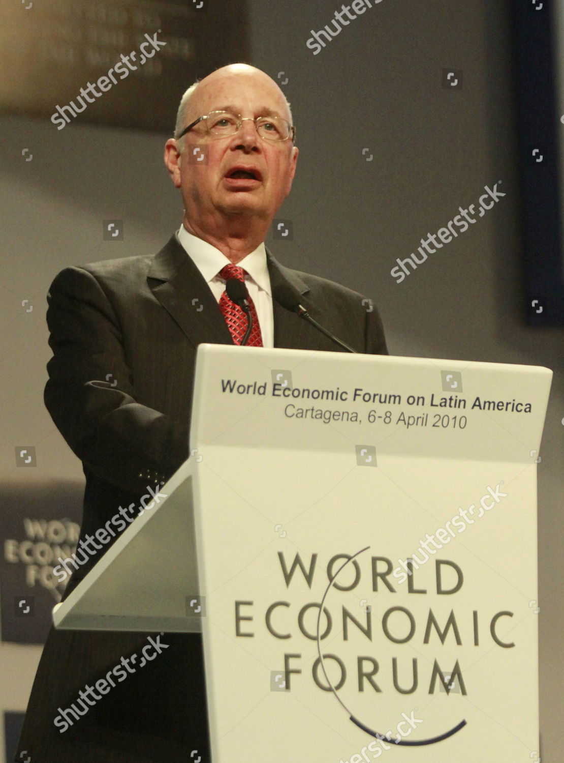 Founder Ceo World Economic Forum Wef Editorial Stock Photo - Stock ...