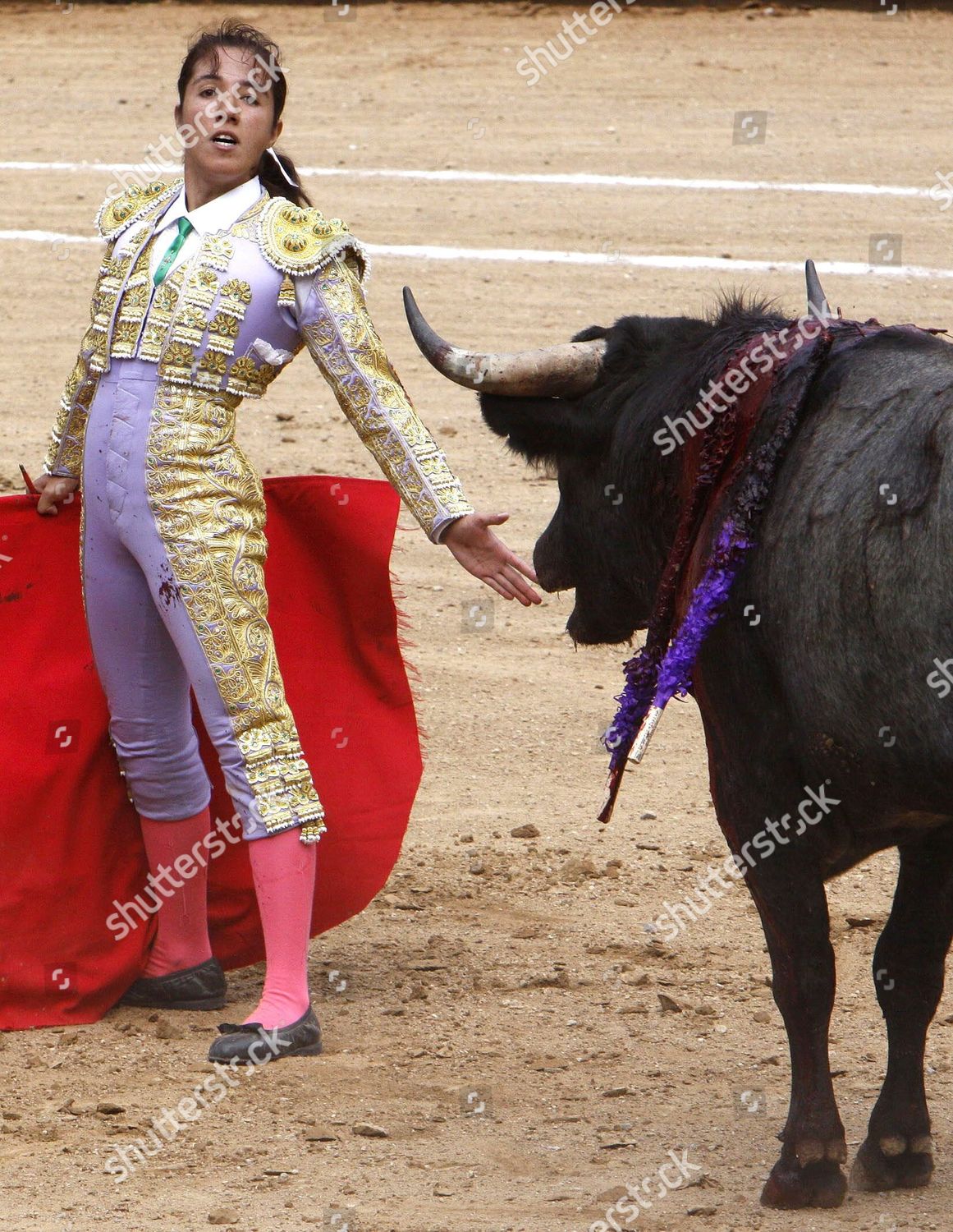 Mexican Matadora Hilda Tenorio Fights Dos Editorial Stock Photo - Stock ...