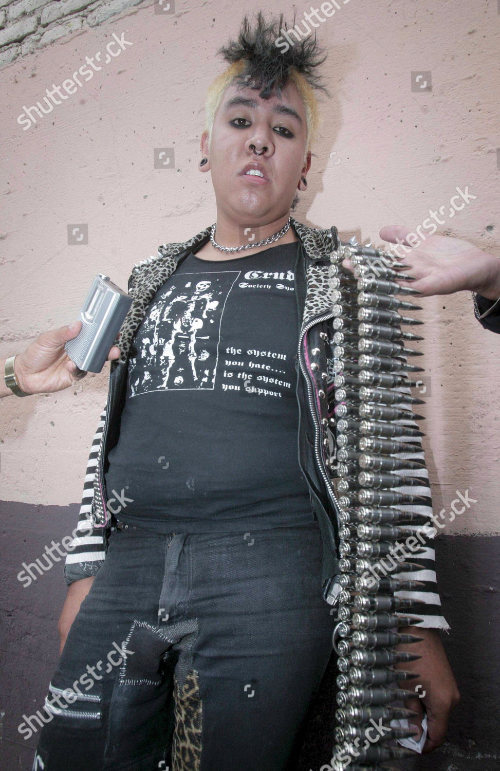 Mexican Punk Oscar Gonzalez Who Dressed Editorial Stock Photo - Stock ...