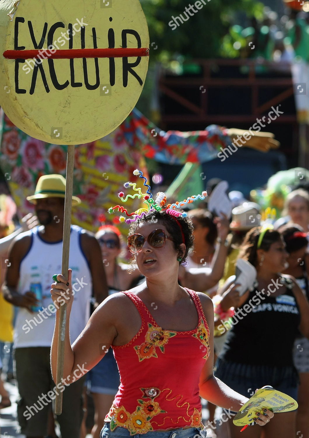 People Participate Parade Rio De Janeiro Editorial Stock Photo - Stock ...