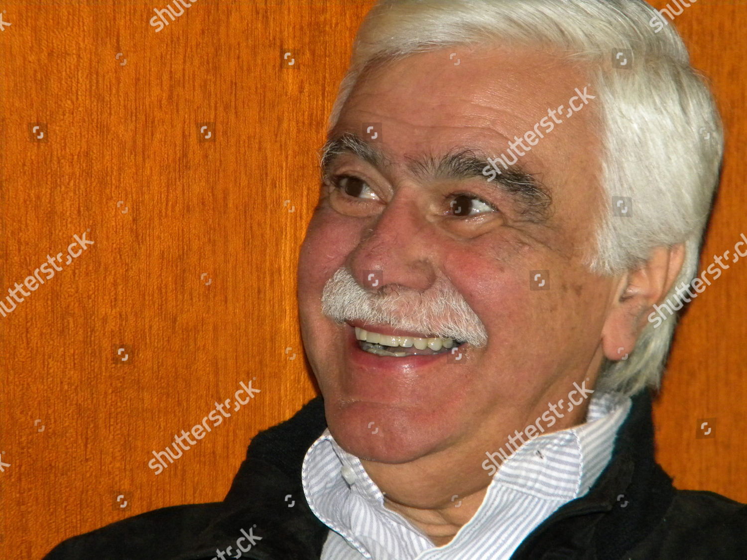 Colombian Author German Castro Caycedo Speaks Editorial Stock Photo ...