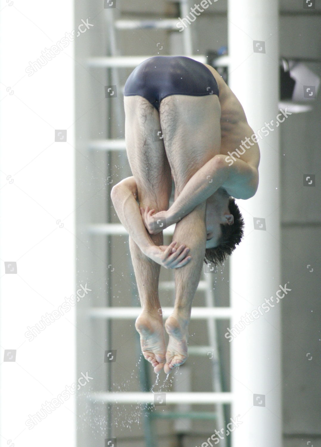 British Diver Christopher Mears Performs During Editorial Stock Photo ...