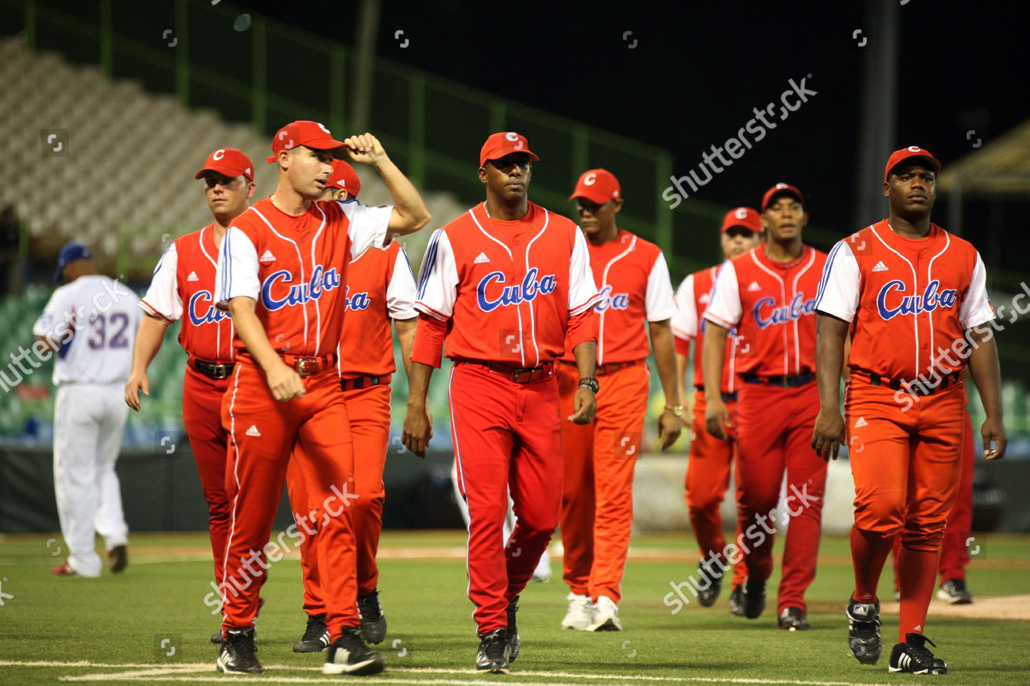 Cuban Baseball Team Go Field Face Editorial Stock Photo - Stock Image ...