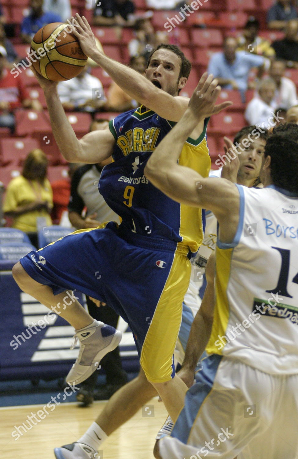 Brazils Team Player Marcelo Huertas Controls Editorial Stock Photo ...