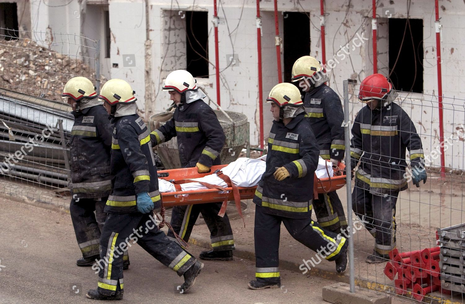 Firefighters Recover Worker Found Dead Under Editorial Stock Photo ...