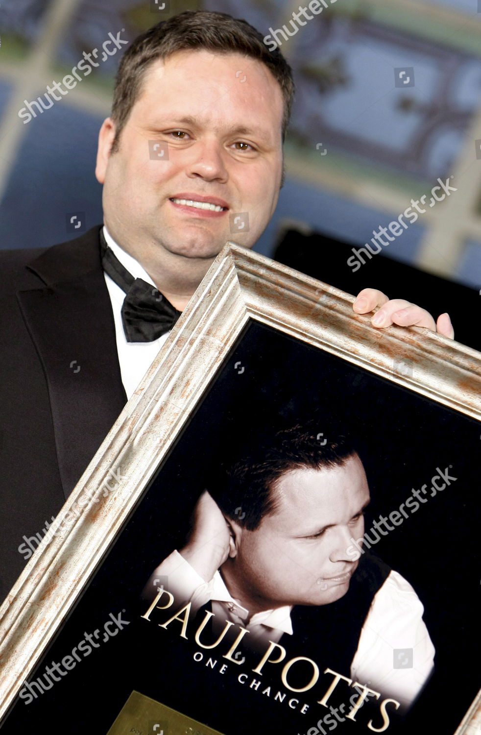 British Tenor Paul Potts Holds Frame Editorial Stock Photo - Stock ...