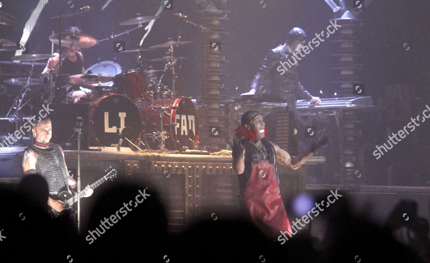 German Band Rammstein Members Perform On Editorial Stock Photo - Stock ...