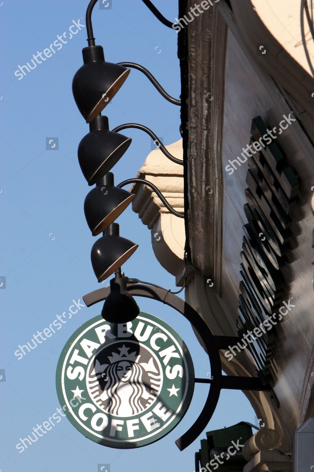 Starbucks Sign London Britain Editorial Stock Photo - Stock Image ...
