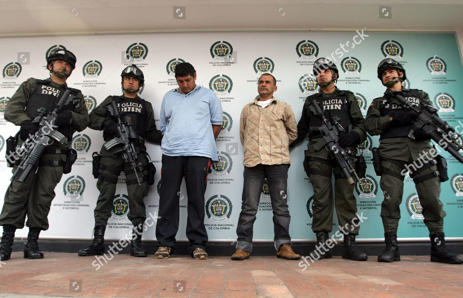 Members National Police Colombia Present Media Editorial Stock Photo ...