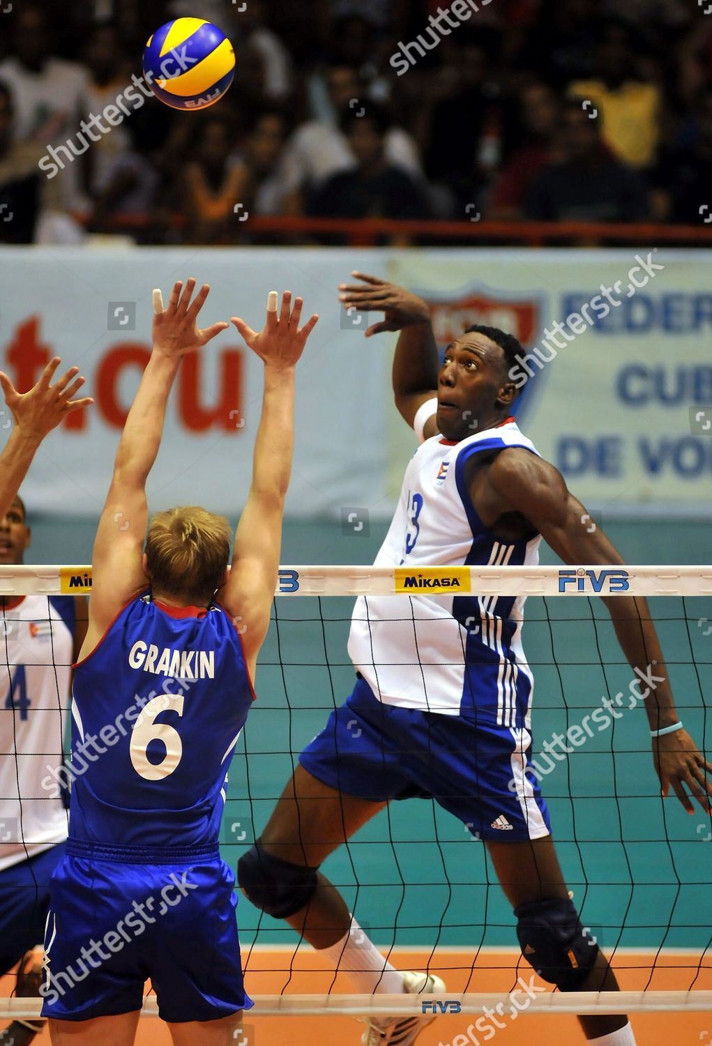 Cuban National Volleyball Team Player Roberlandy Editorial Stock Photo ...