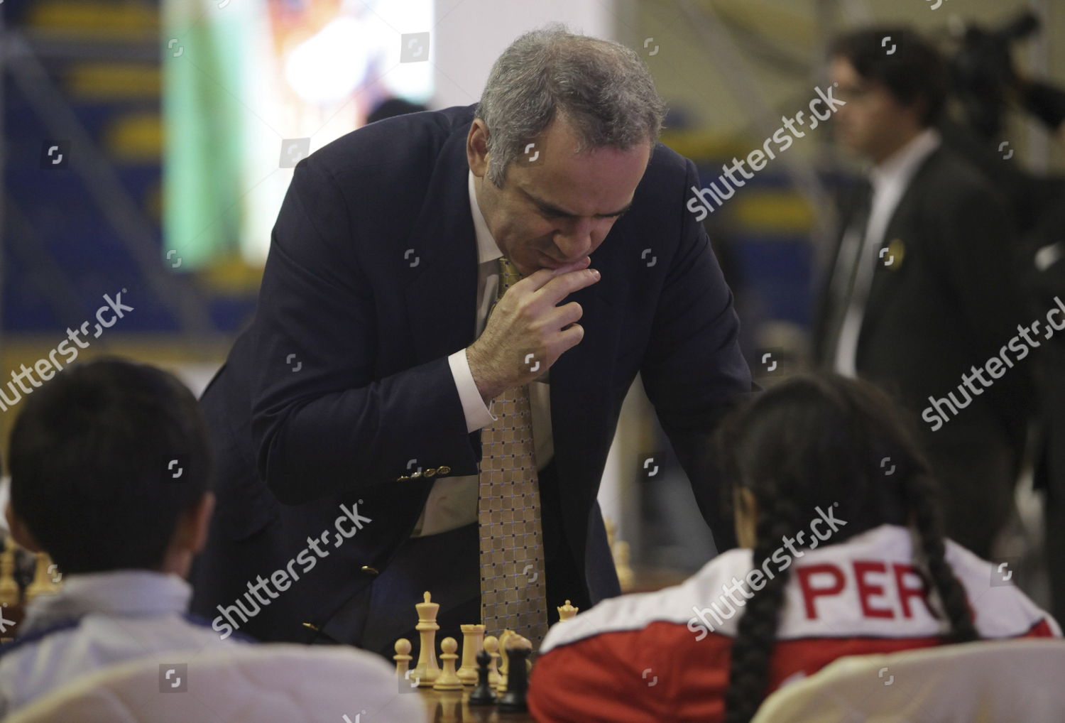 Russian Chess Player Gary Kasparov Plays Editorial Stock Photo - Stock ...