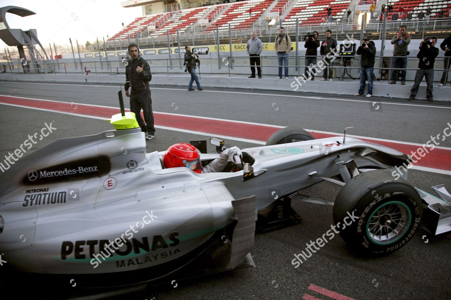 German F1 Driver Michael Schumacher Mercedes Editorial Stock Photo ...