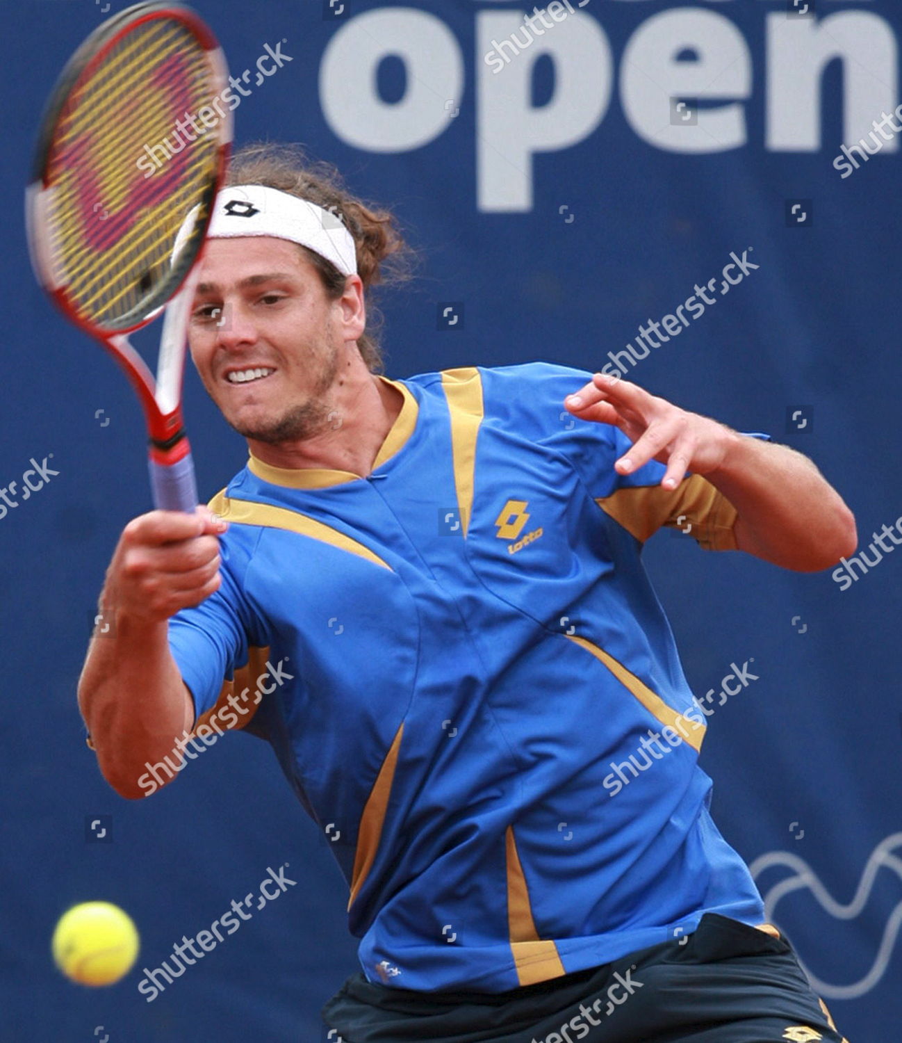 Argentinian Tennis Player Gaston Gaudio Returns Editorial Stock Photo ...