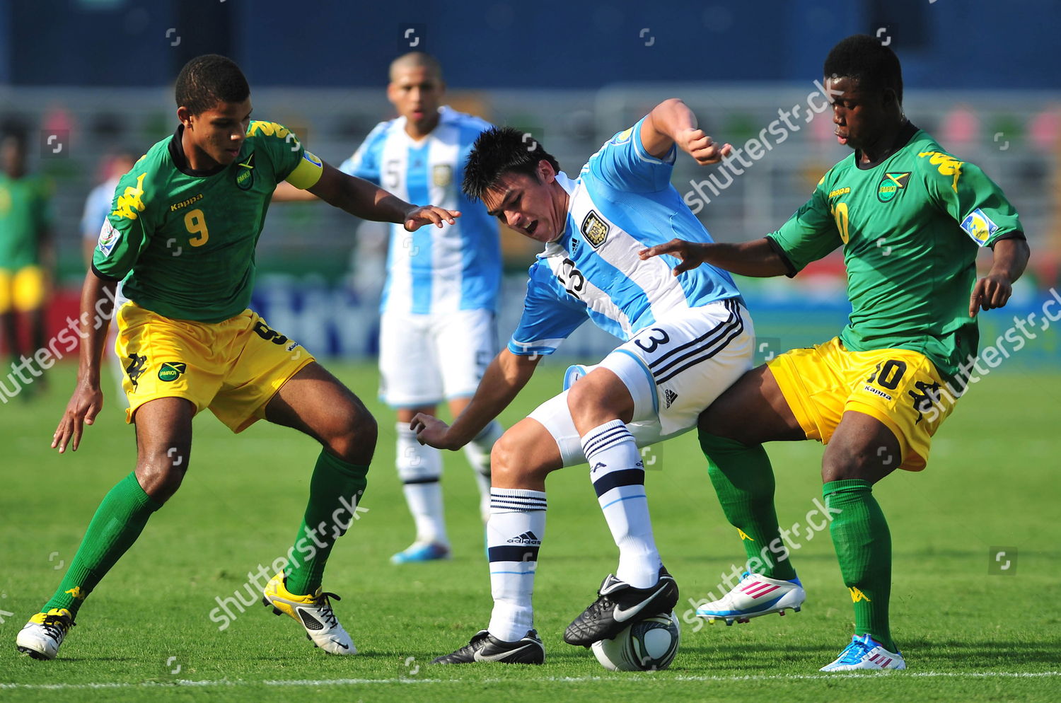Argentinas Maximiliano Padilla C Fights Ball Editorial Stock Photo ...