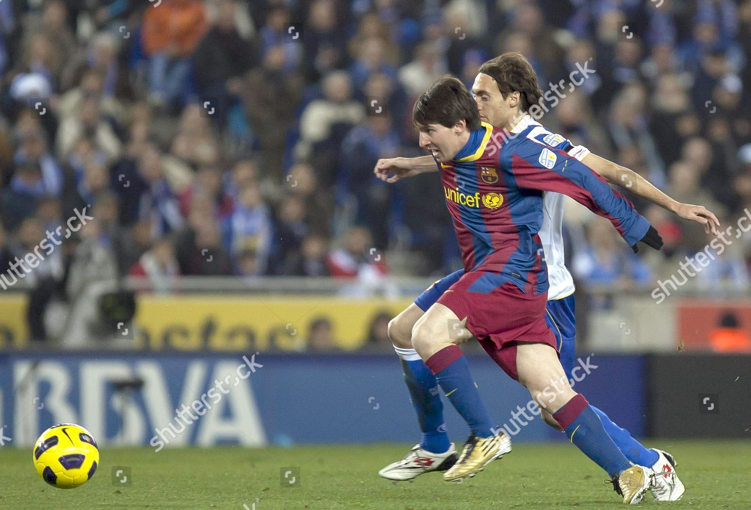 Fc Barcelonas Argentinian Forward Lionel Messi Editorial Stock Photo ...