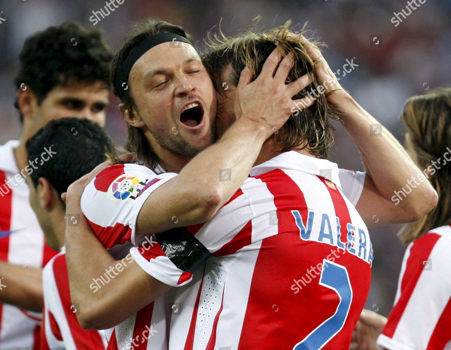 Atletico De Madrids Players Juan Valera Editorial Stock Photo - Stock ...
