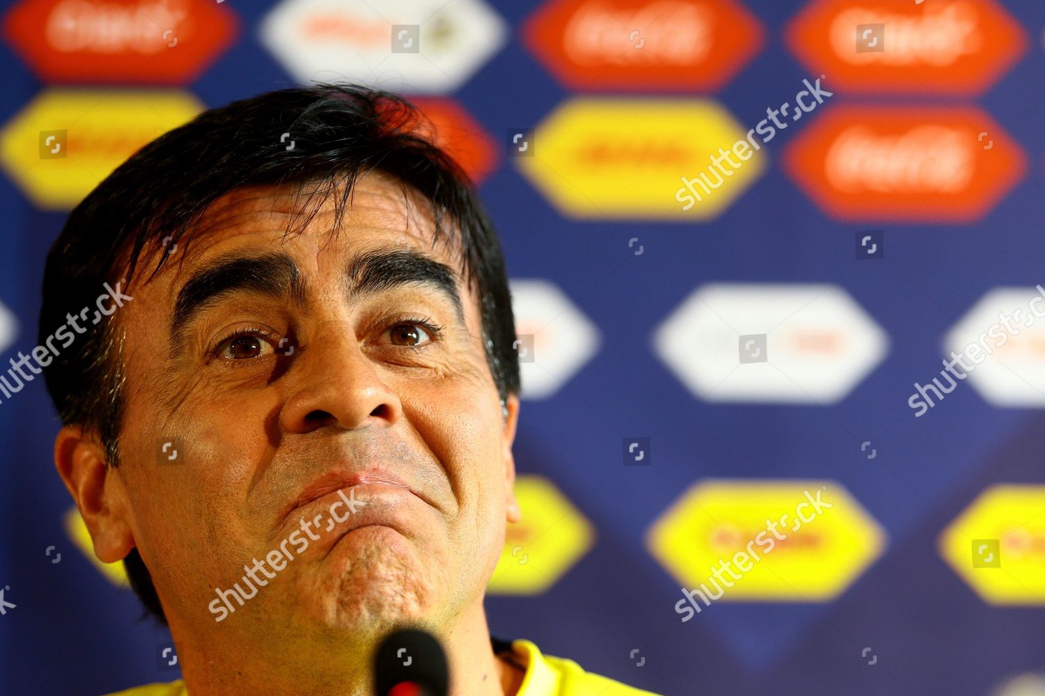 Ecuador National Soccer Team Coach Gustavo Editorial Stock Photo ...