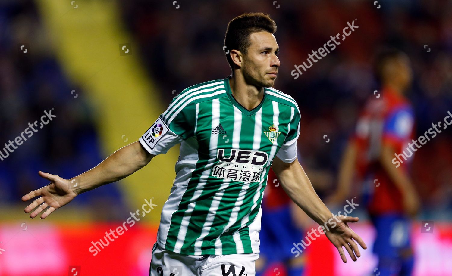 Real Betis Striker Ruben Castro Jubilates Editorial Stock Photo - Stock ...