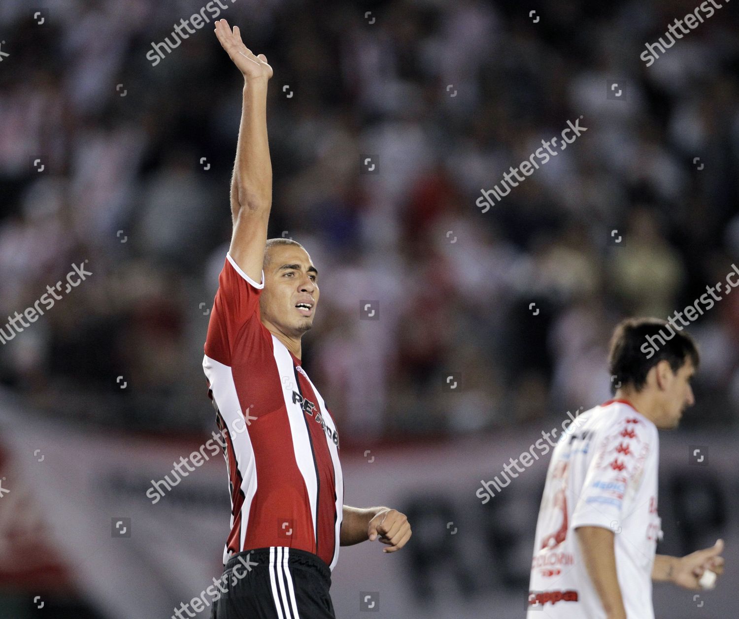 River Plates David Trezeguet Raises Hand Editorial Stock Photo - Stock ...